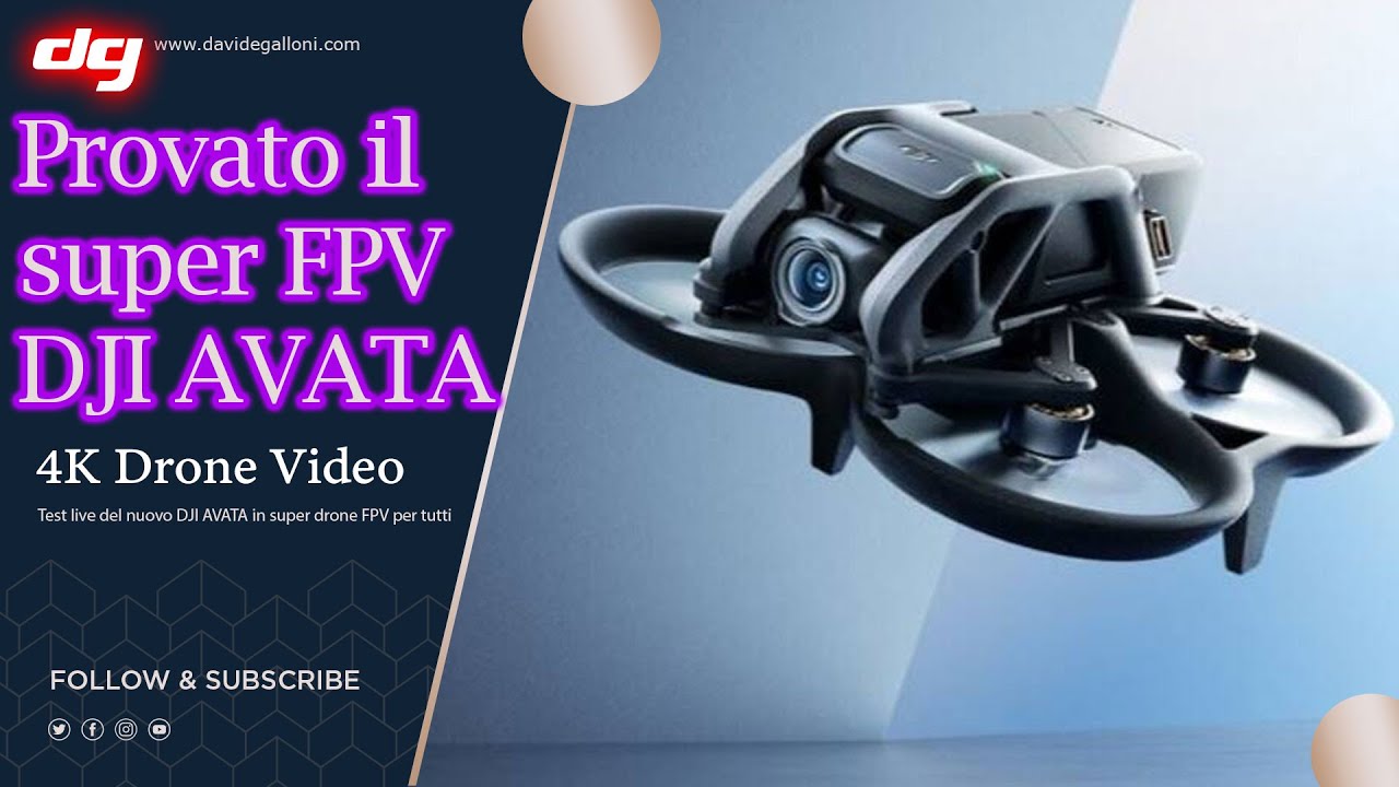 VIDEODRONE 4K - Prova sul campo del nuovo DJI AVATA - YouTube