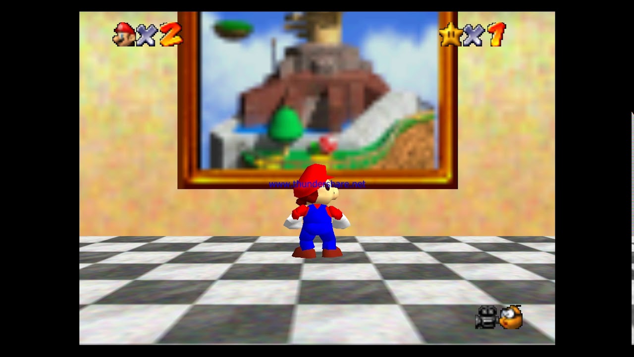 mario 64 speed run part 1 - YouTube