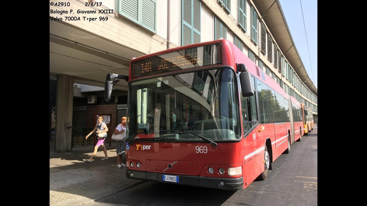 Volvo 7000A Tper Bologna 969 ex Autopostale Svizzera - YouTube