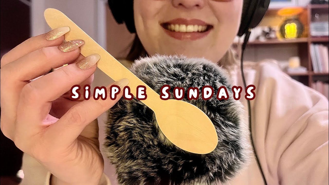 ASMR Wooden Spoon Tapping, Scratching & Rubbing | Simple Sundays - YouTube