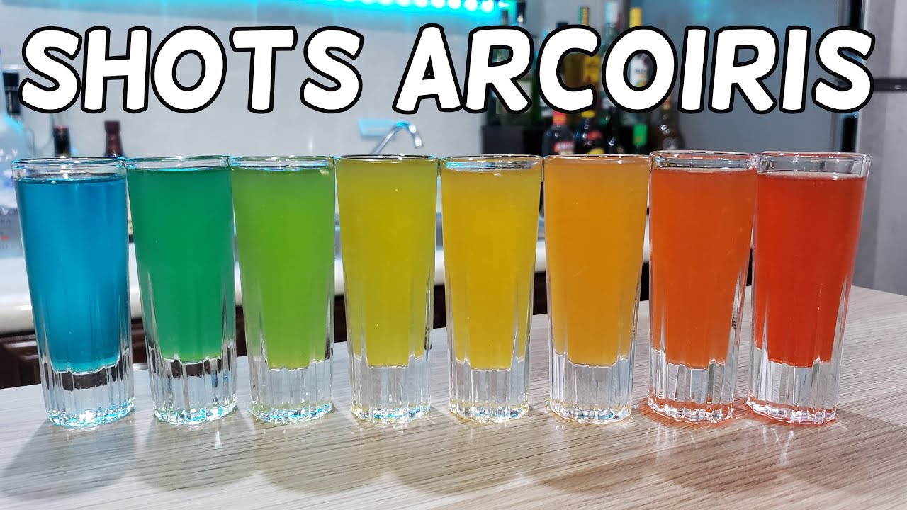 🌈🌈¿Cómo Preparar los SHOTS ARCOIRIS o RAINBOW SHOTS? 🌈🌈 #Drinkiando ...