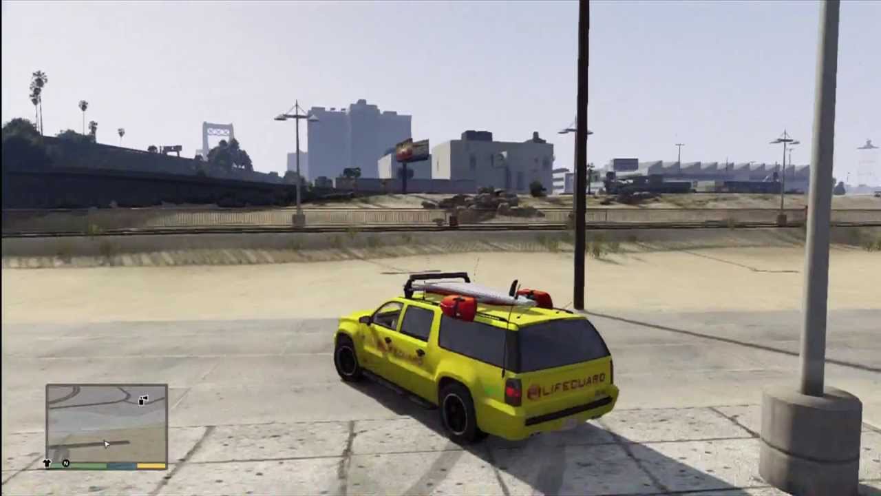 GTA 5: RARE LIFEGUARD SUV REVIEW + GAMEPLAY (CHEVROLET SUBURBAN SUV ...