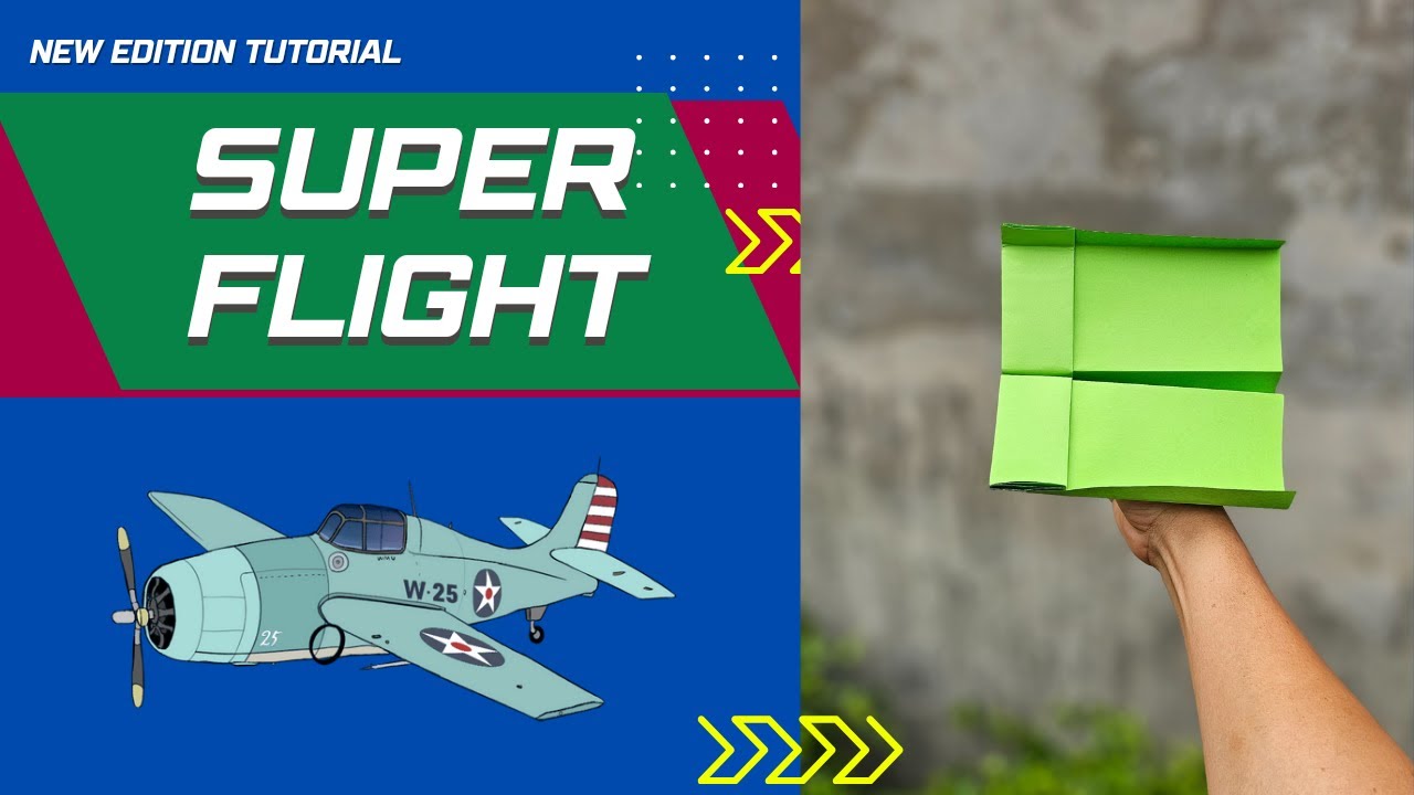 How to make the world's fastest and farthest paper airplane - YouTube