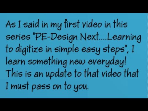 UPDATE FOR: PE-Design Next...........Learning to digitize in simple ...
