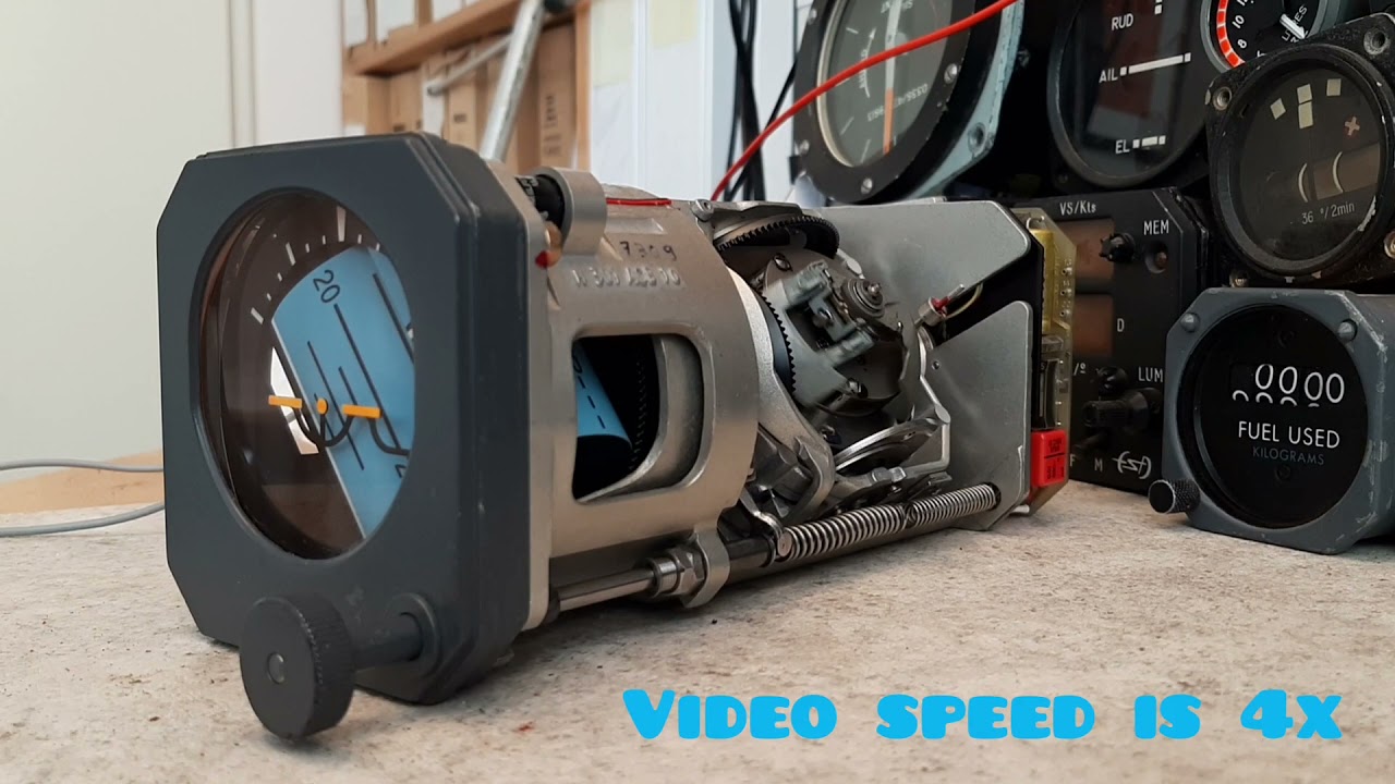 Sfena H301 BAM artificial horizon demo - YouTube