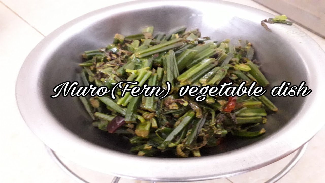 Niuro (fern) vegetable dish[ Healthy dish of nepali cusine ] - YouTube