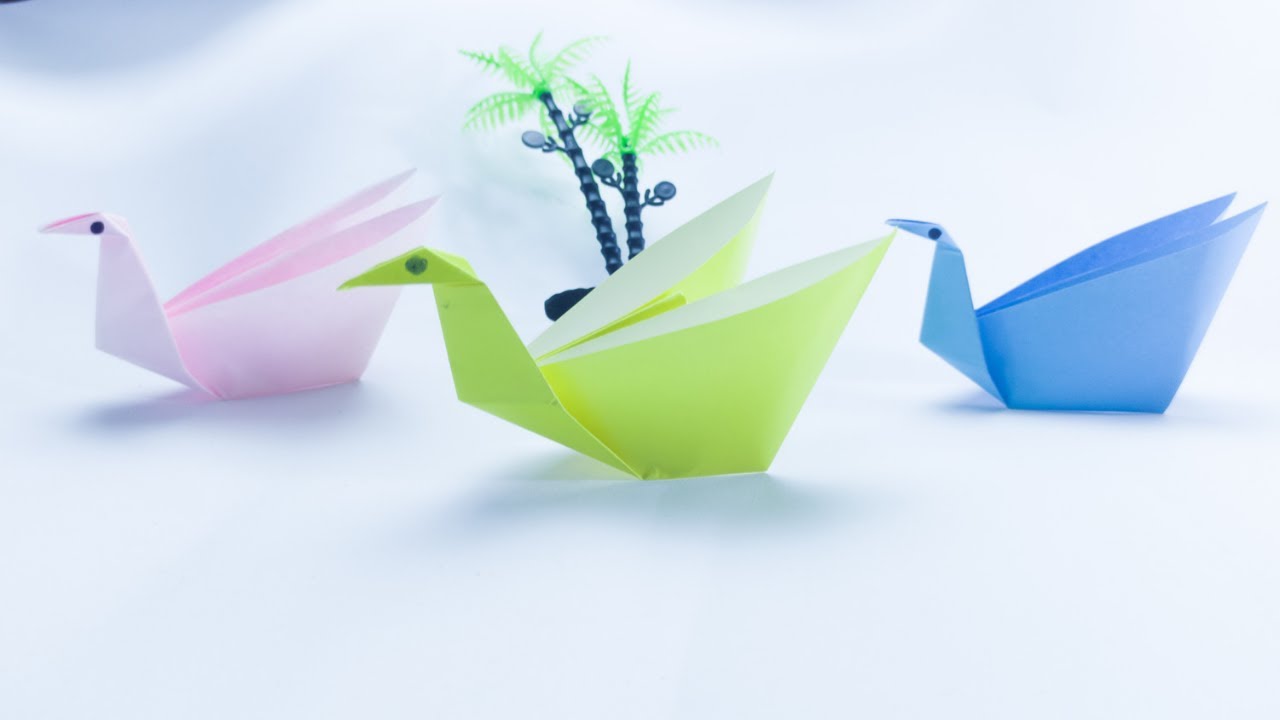 Origami Stork | Origami Bird | Origami Animal - YouTube