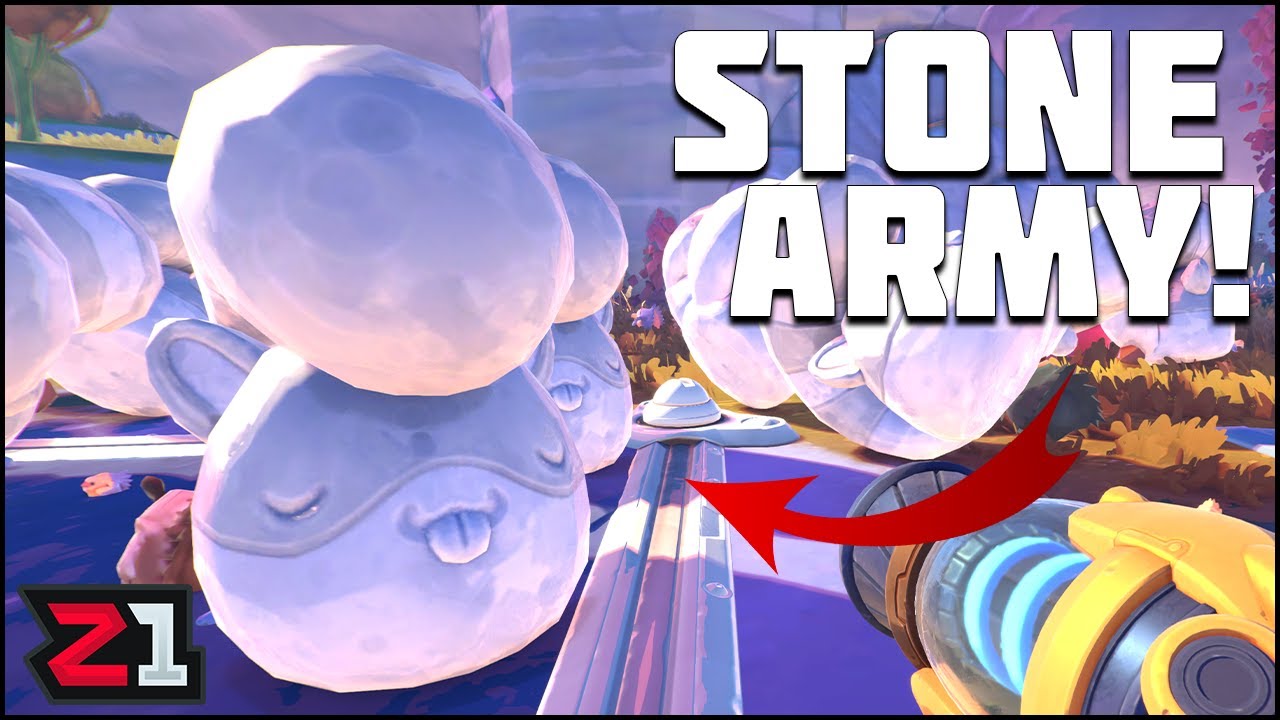 I Summoned A STONE ARMY To Fight Off The HEN HENs ! Slime Rancher 2 ...
