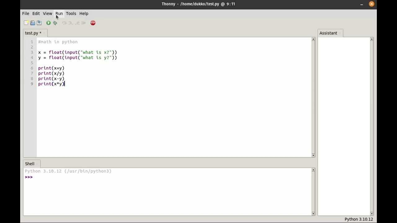 tutorial math python 3 very cool - YouTube