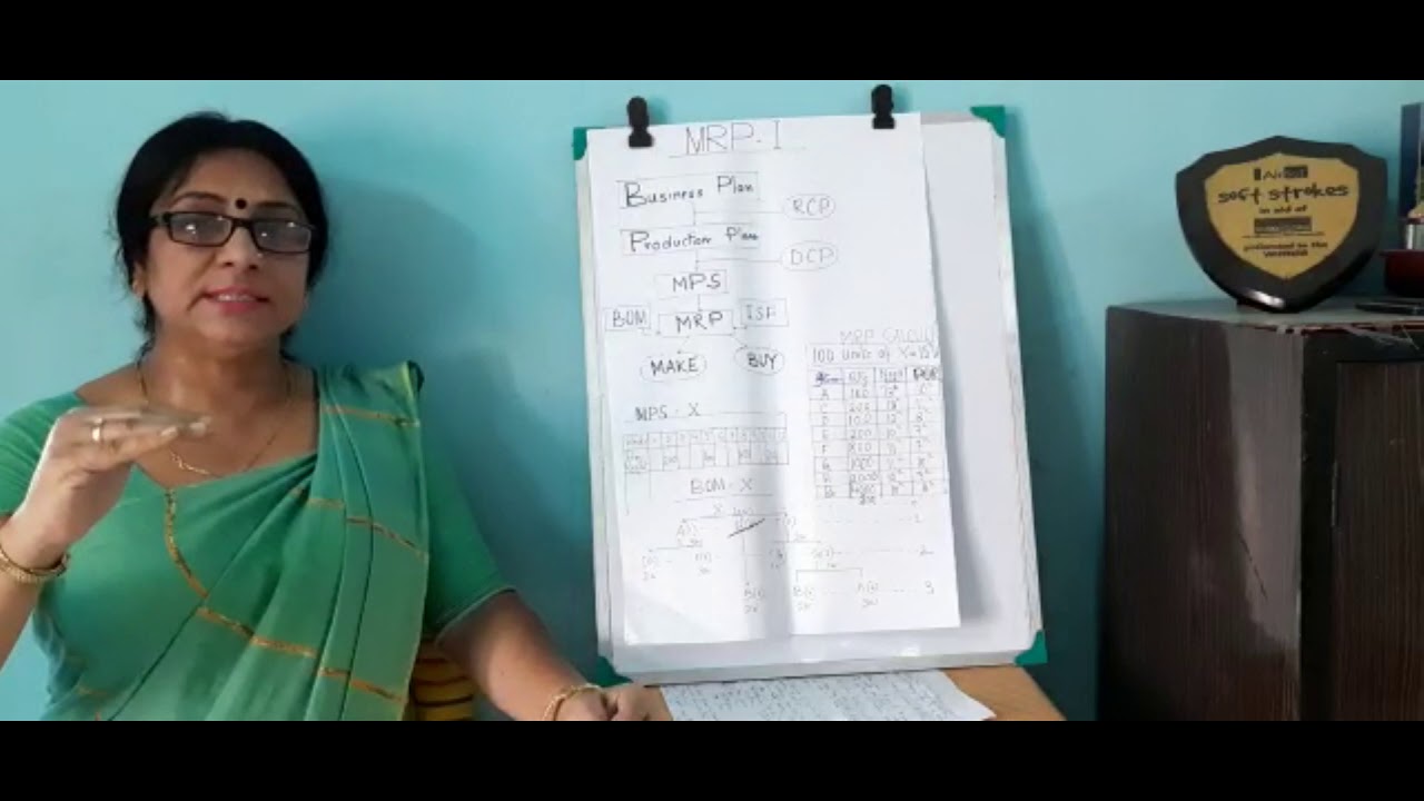 Operations Management - MRP I, PART 1 - YouTube