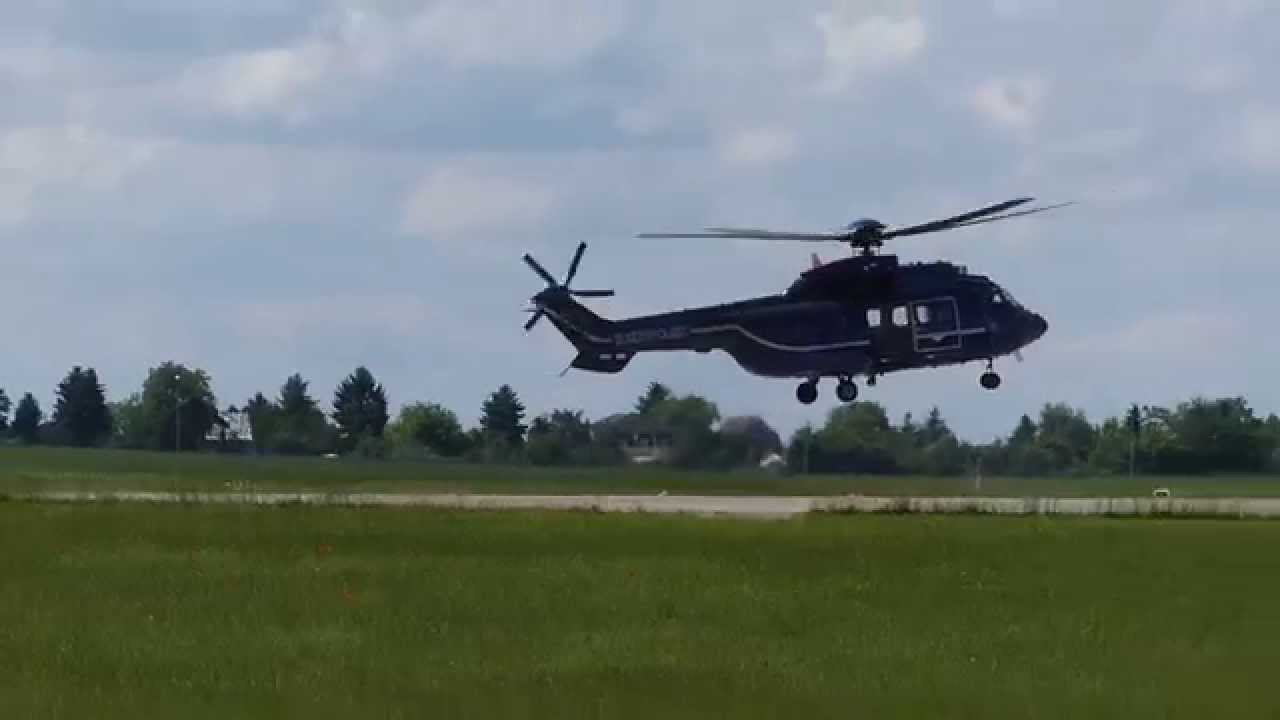 ILA2014 GSG9 helicopter landing [1080p] - YouTube