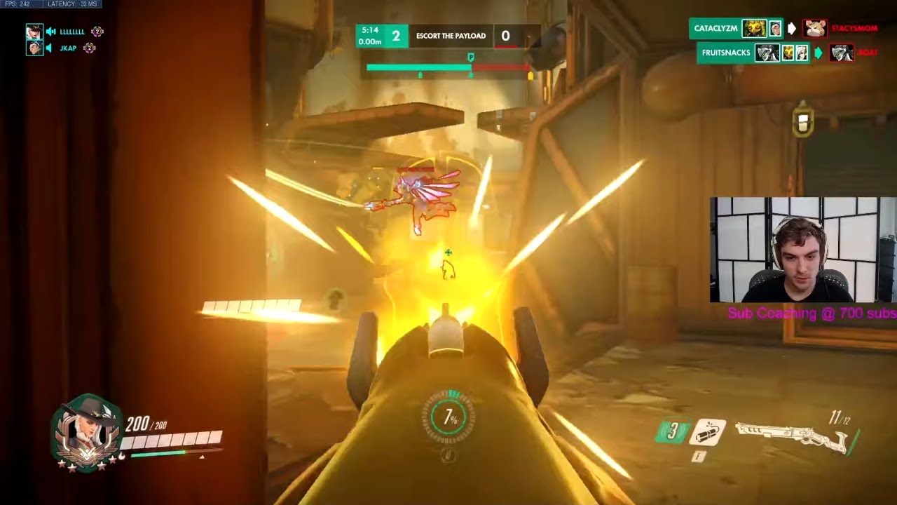 JAKE PRO ASHE GAMEPLAY! 46 ELIMS! [ OVERWATCH SEASON 24 TOP 500 ] - YouTube