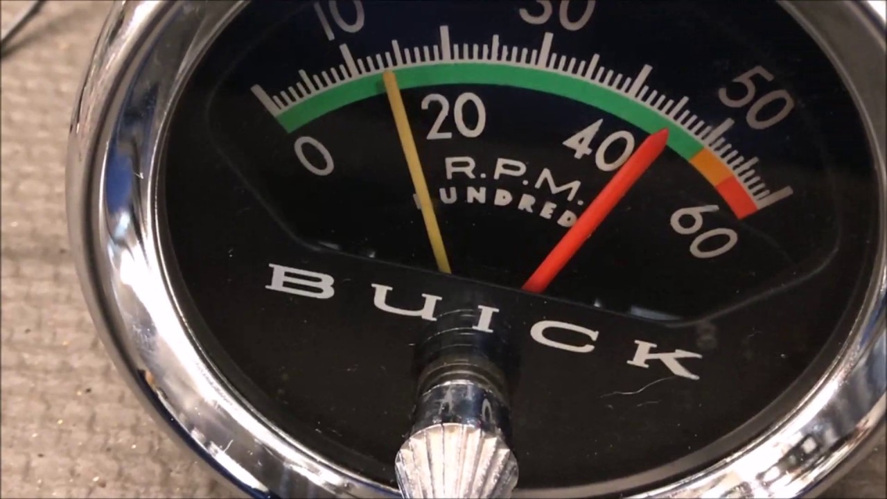 1966 Buick Wildcat Tachometer - YouTube