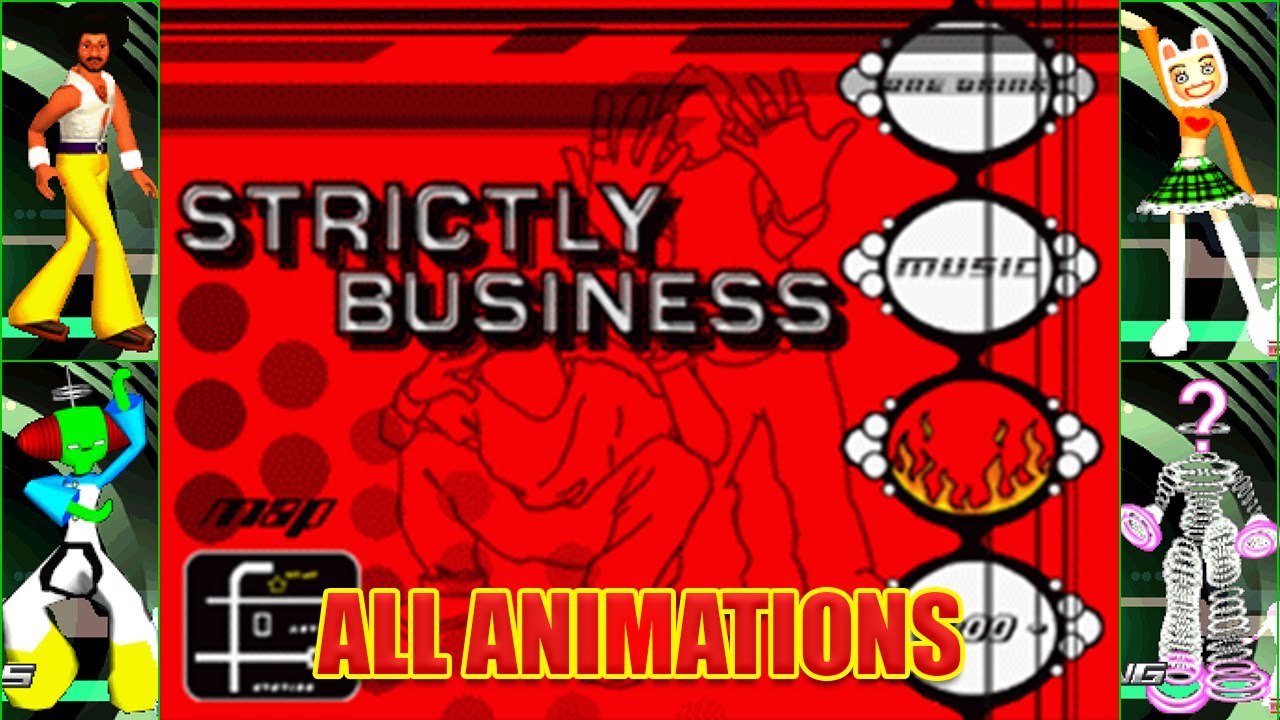 DDR 1stMIX: STRICTLY BUSINESS (All Animations) - YouTube