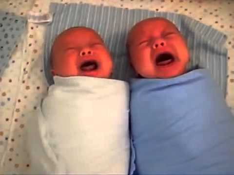 Twin Babies Crying - YouTube