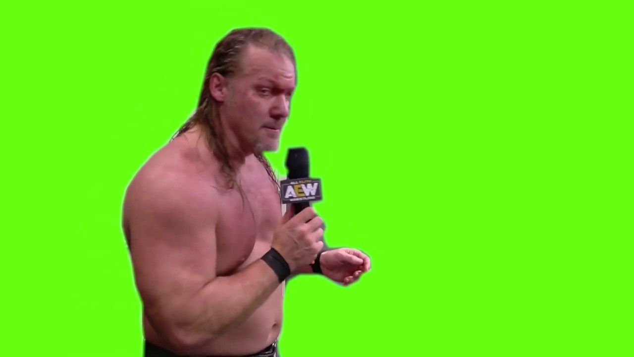 Chris Jericho AEW Bit of the Bubbly - Green Screen - Meme - YouTube