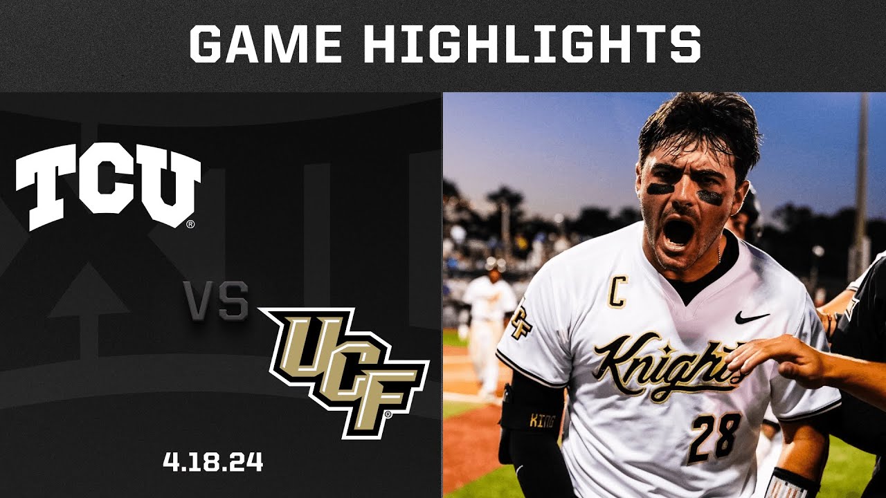TCU vs. UCF (4.18.25) Highlights | 2025 Big 12 Baseball - YouTube