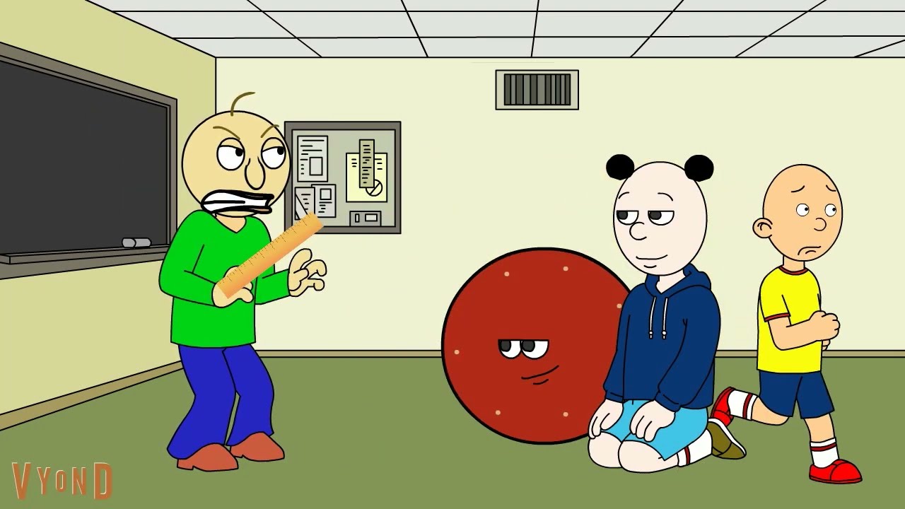 Caillou Gets In Trouble With Baldi (2018, UNFINISHED) - YouTube