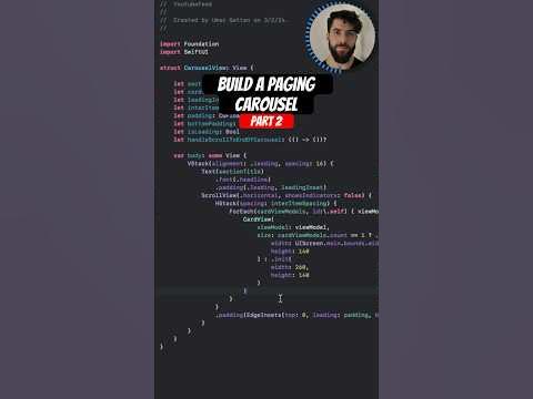 Build a Paging Carousel in SwiftUI | Part 2 - YouTube