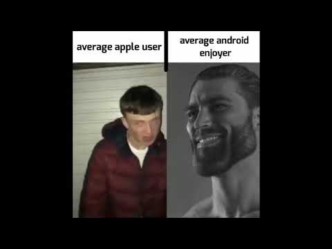 average apple user vs average android enjoyer - YouTube