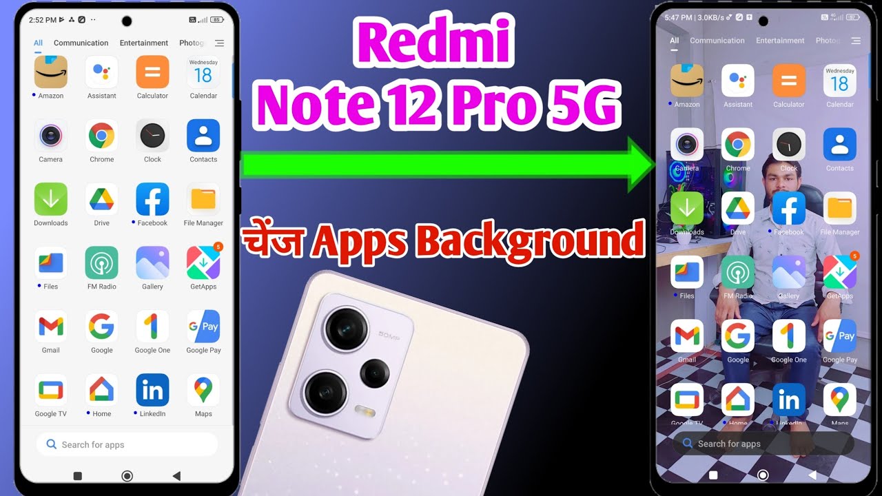 redmi note 12 Pro 5G app drawer transparent Kaise kare/redmi note 12 ...