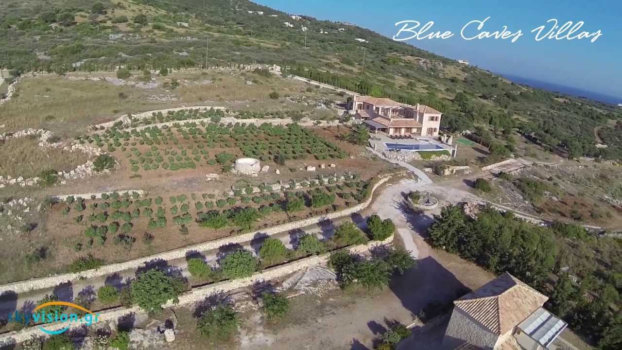 Blue Caves Villas | Volimes Zakynthos Zante Island Greece - YouTube