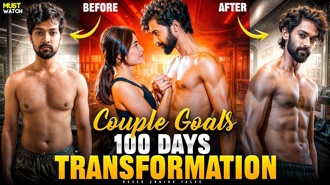 100 Days Body Transformation 💪🏻🥵 || ShivPriya Couple Goals💕 || Never Ending Tales || Priyanka ...