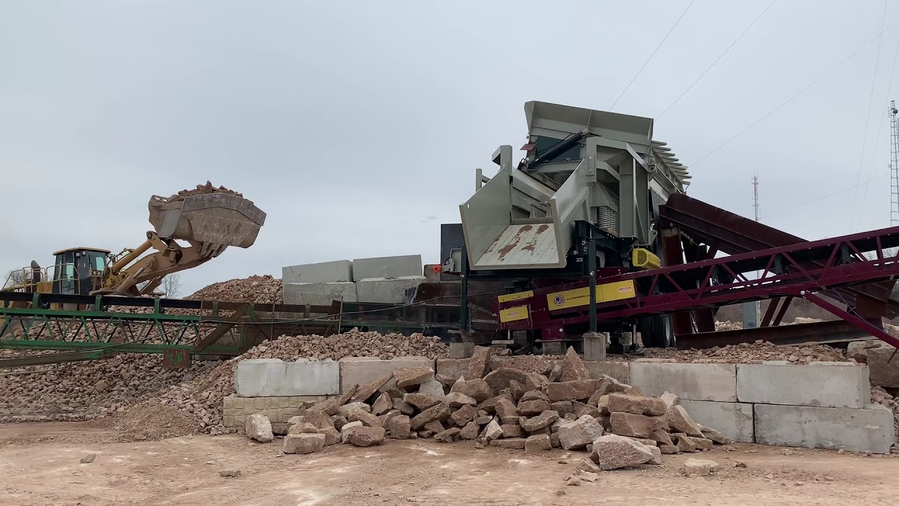 lippmann rip rap plant - YouTube