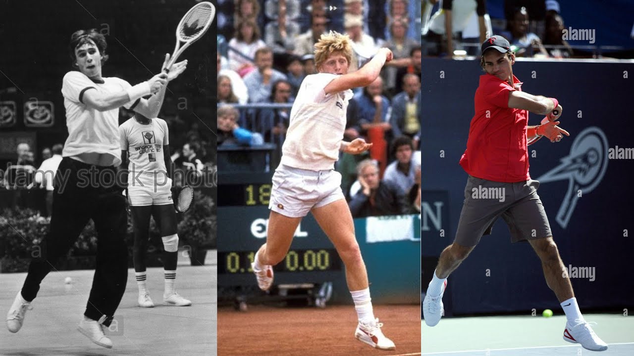 Lendl-Becker-Federer: Forehand - YouTube