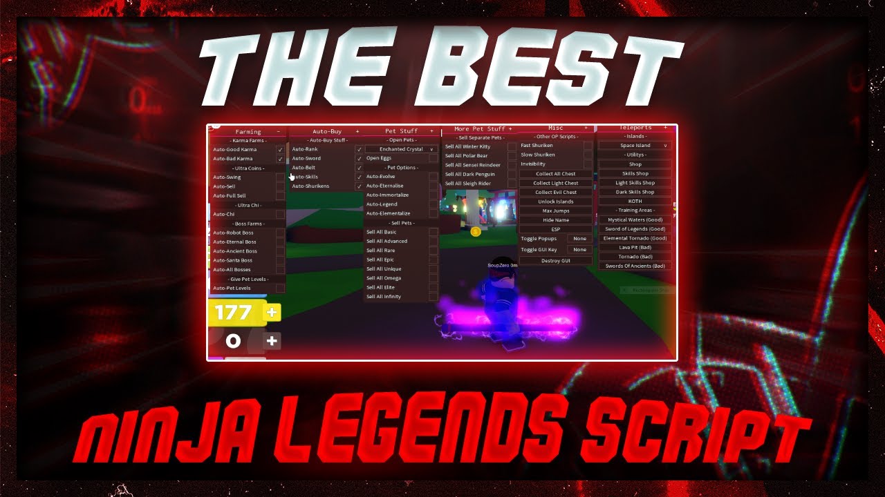 THE BEST ROBLOX NINJA LEGENDS SCRIPT | *REALLY OP* - YouTube