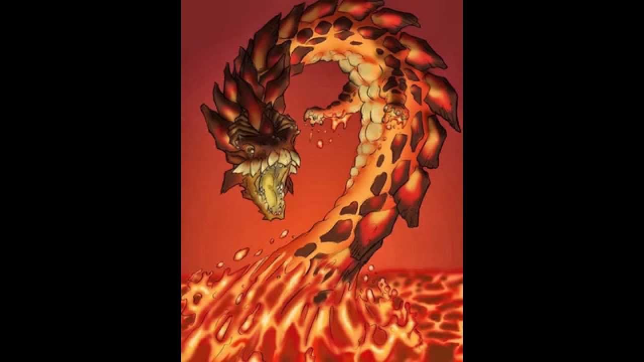 Lava dragon - YouTube
