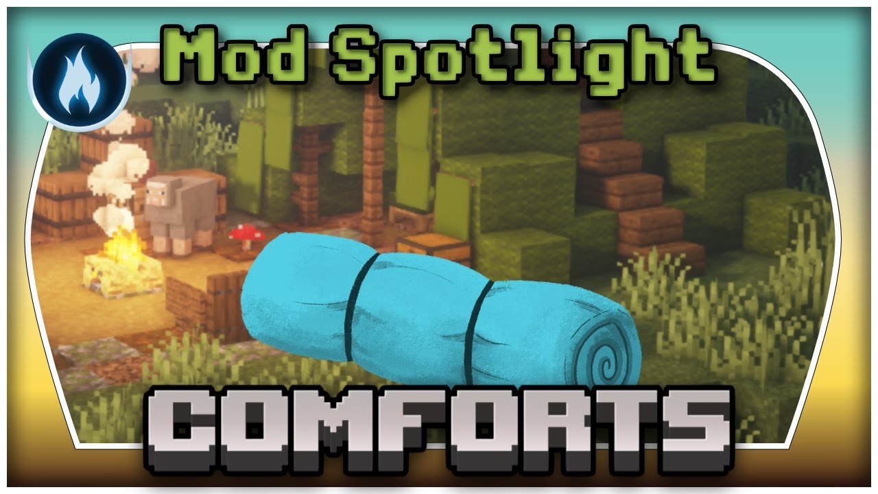 Camp better with Minecraft sleeping bags | Mod Spotlight - YouTube