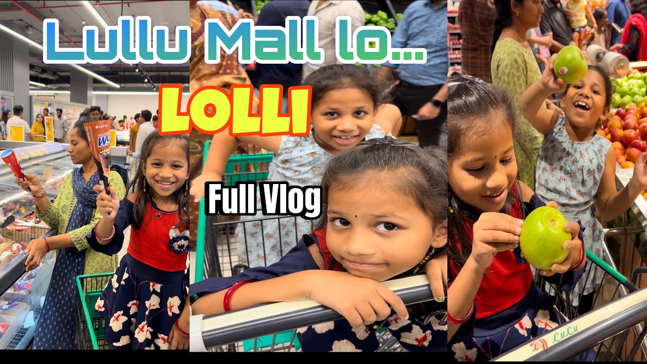 Lullu Mall lo Lolli - Full Vlog #jaggubhai #pillalu #tomandjerry # ...