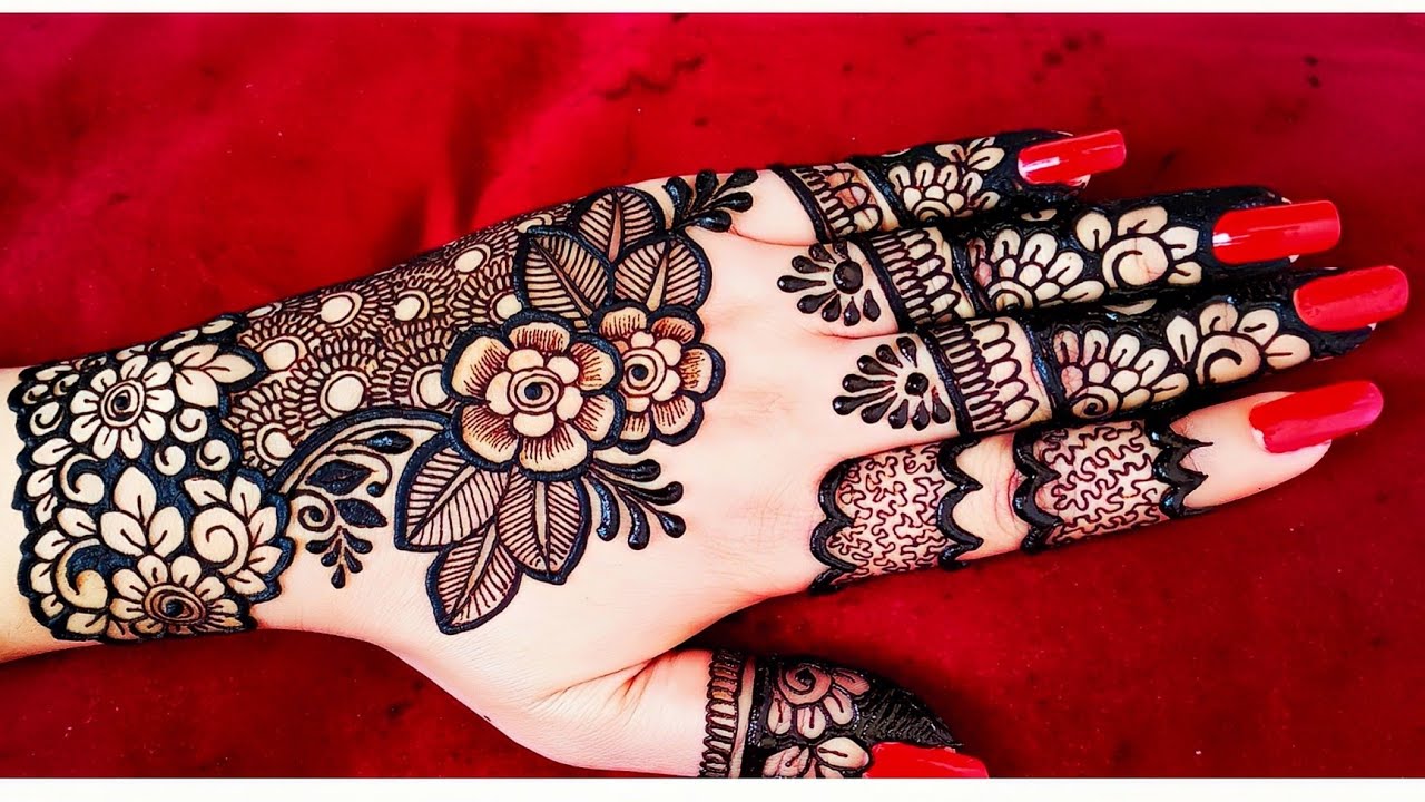simple mehndi design | mehandi ka design| finger mehndi design| madhi ...
