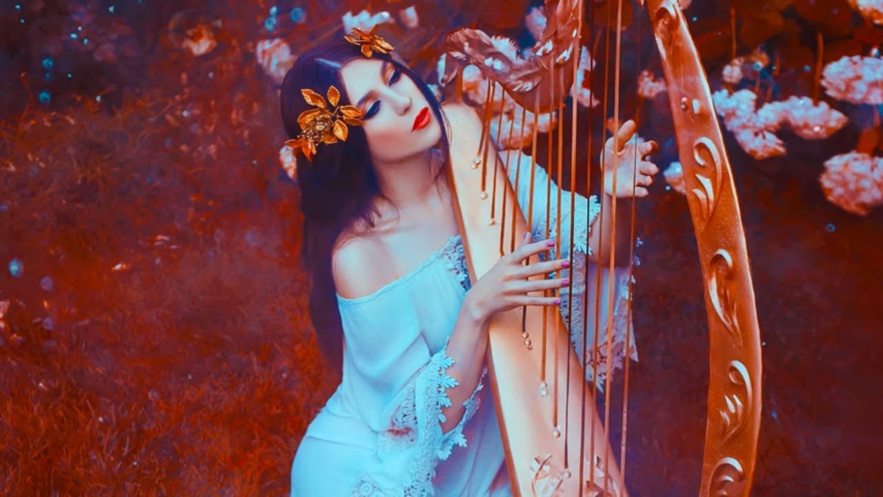 Heavenly Ambience 💖 Relaxing Harp Music to Find Peace 💖 Harp ...