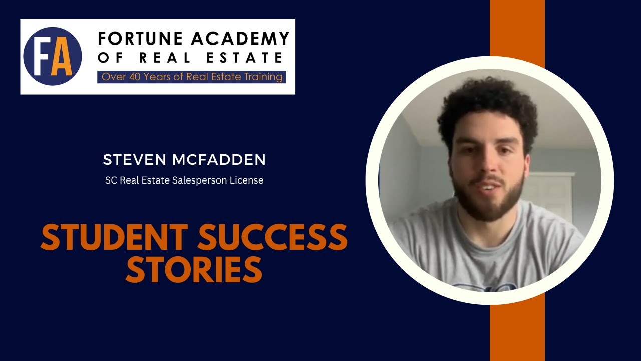 Steven McFadden (Graduate from our Salesperson Real Estate Class) - YouTube