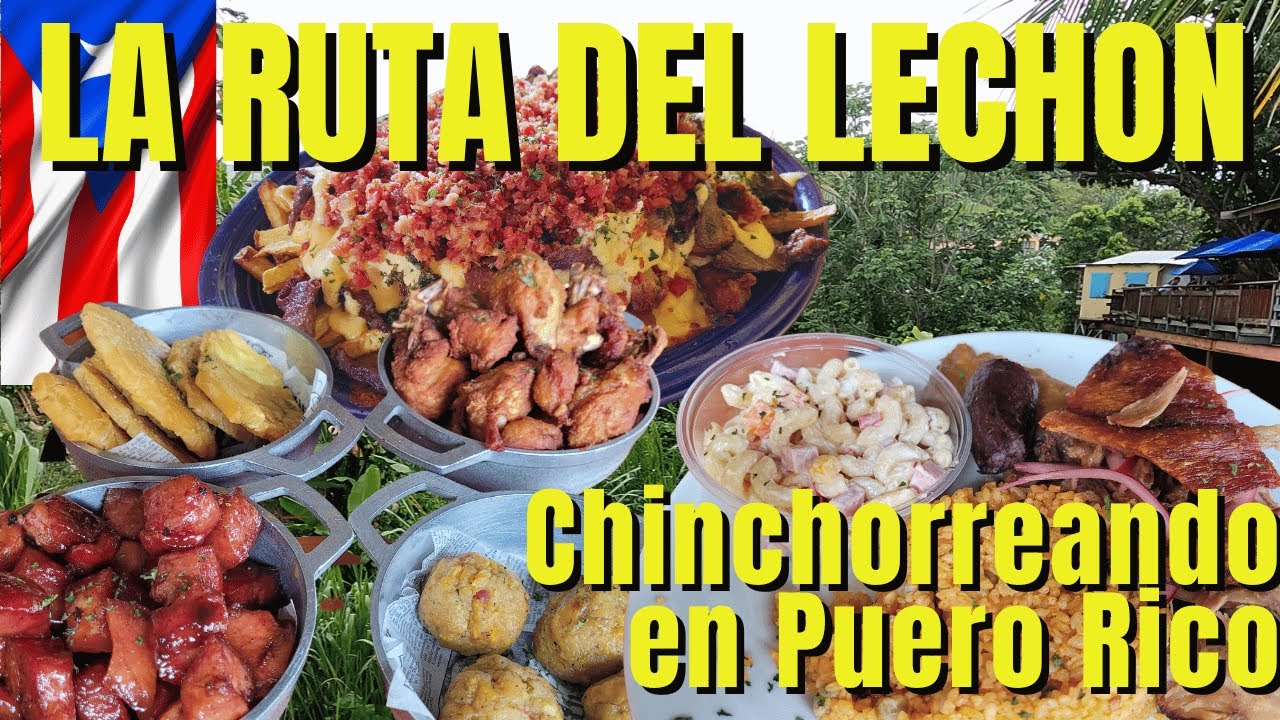 Chinchorreando en Guavate Puerto Rico - La Ruta del Lechón - YouTube