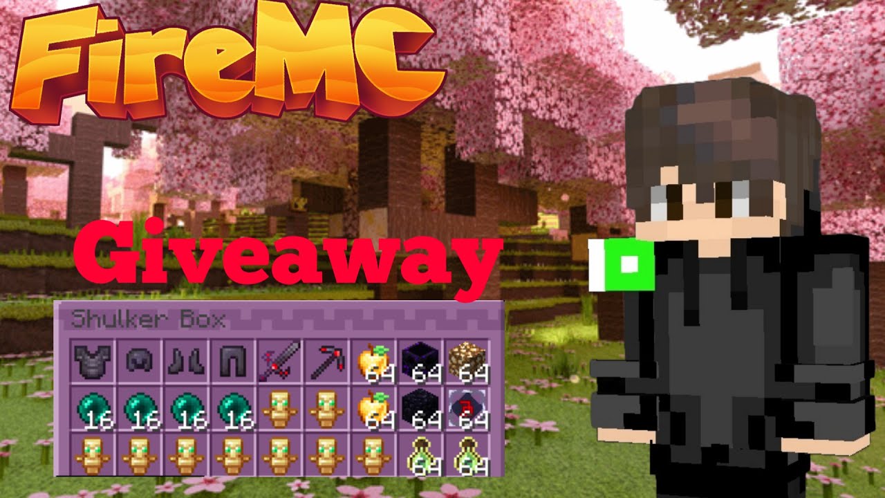 Live Giveaway In FireMC @PSD1 Server Season 5 (Giveaway) - YouTube