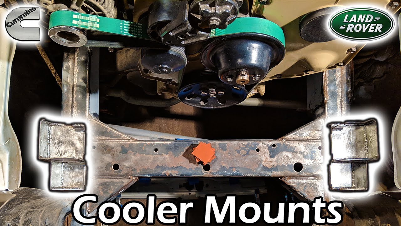 Radiator & Intercooler Mounts × 4BT Cummins Discovery #26 [Land Rover ...