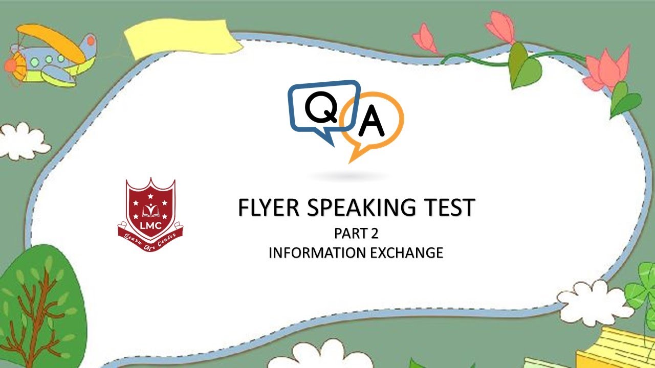 Flyers Speaking Test | Part 2 | Learn Me - YouTube