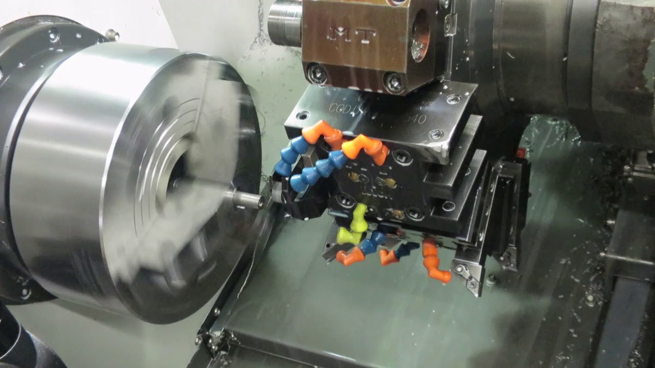2013 SMEC Samsung SL-25BSY CNC Lathe with Live Tooling and Y-Axis - YouTube