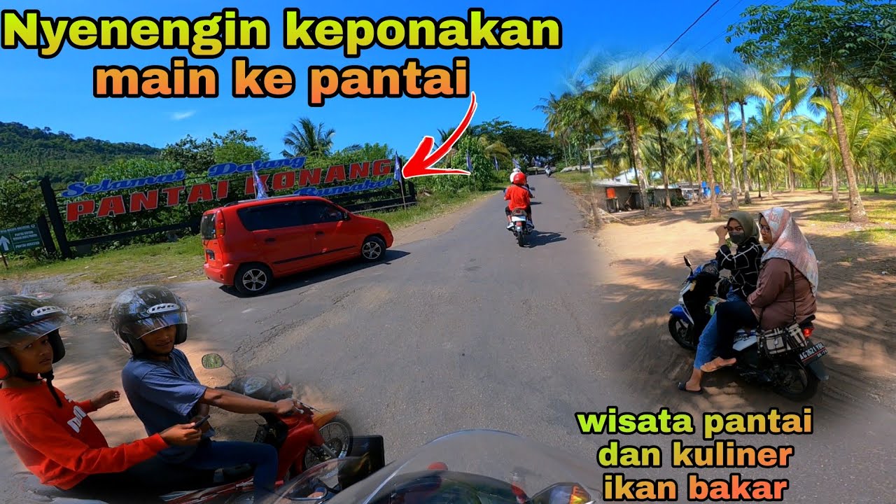 NYENENGIN KEPONAKAN MAIN KE PANTAI KONANG, WISATA LAUT DAN IKAN BAKAR DI KABUPATEN TRENGGALEK ...