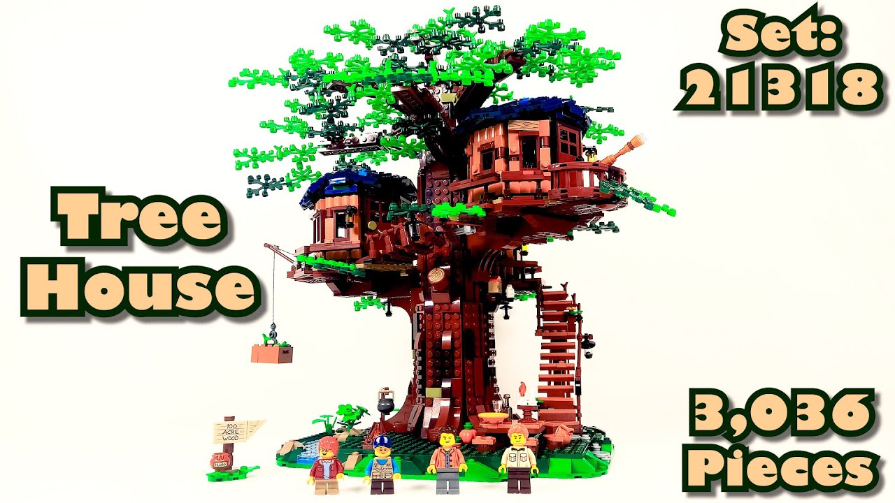 Lego IDEAS | Tree House | 21318 - Unboxing and Speed build Tree House ...