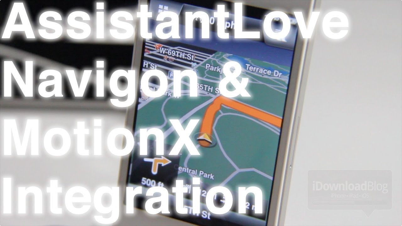 AssistantLove + Navigon & MotionX Integration Demo - YouTube