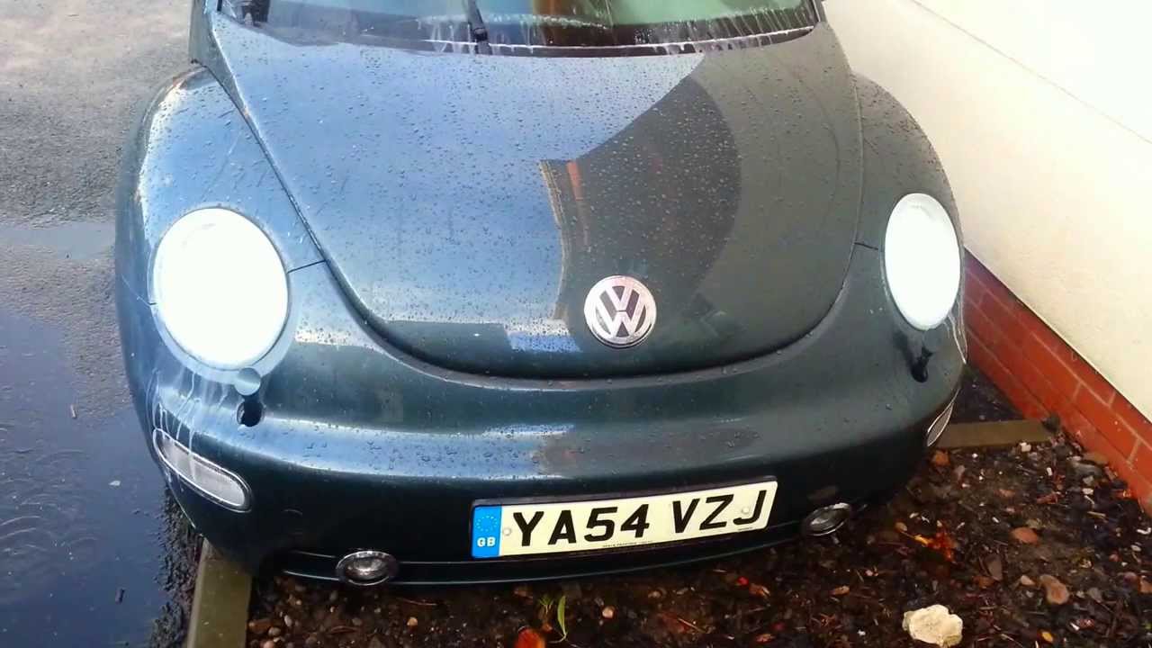 New Beetle 2004 Cab Headlight Washer Jets (x2 slow motion) - YouTube