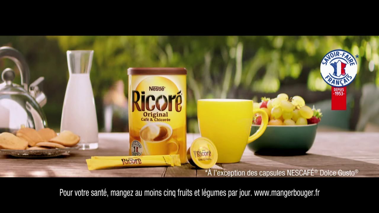 Ricoré Original Nestlé "un petit goût de bonne humeur" Pub 20s - YouTube