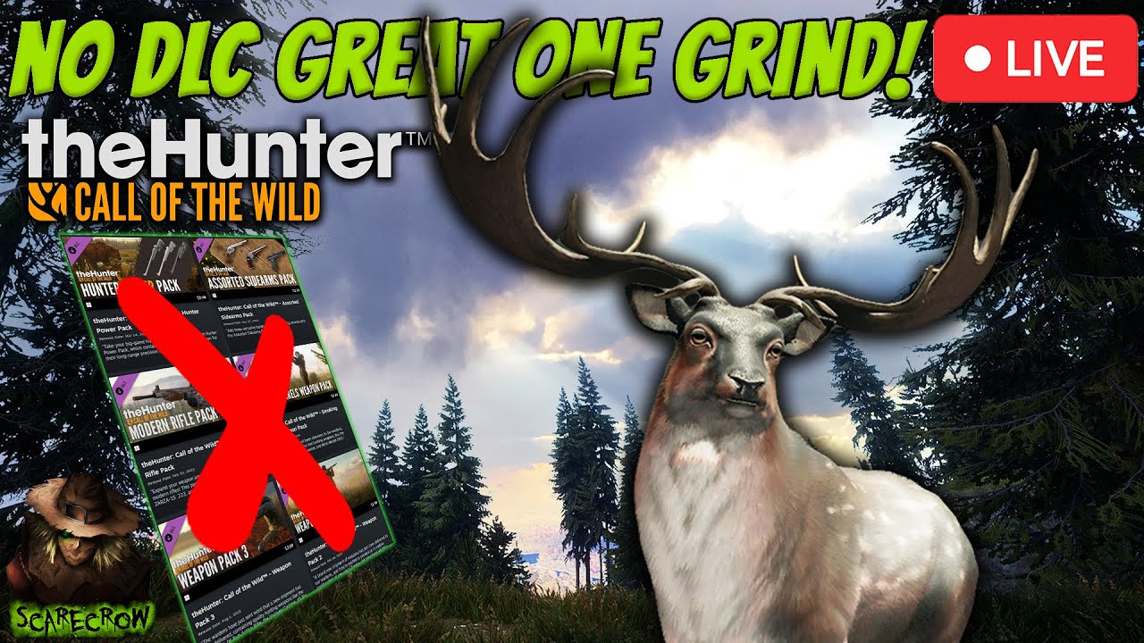The NO DLC Hirschfelden Great One Fallow Deer Grind Begins! Call of the ...