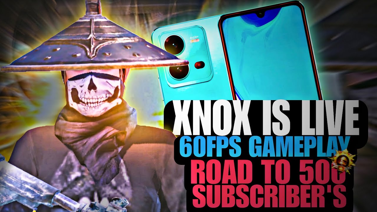 🔴 XNOX IS LIVE 💥 60FPS GAMEPLAY 🎮 ROAD TO 500 SUBSCRIBERS 📈 #bgmi #pubg ...