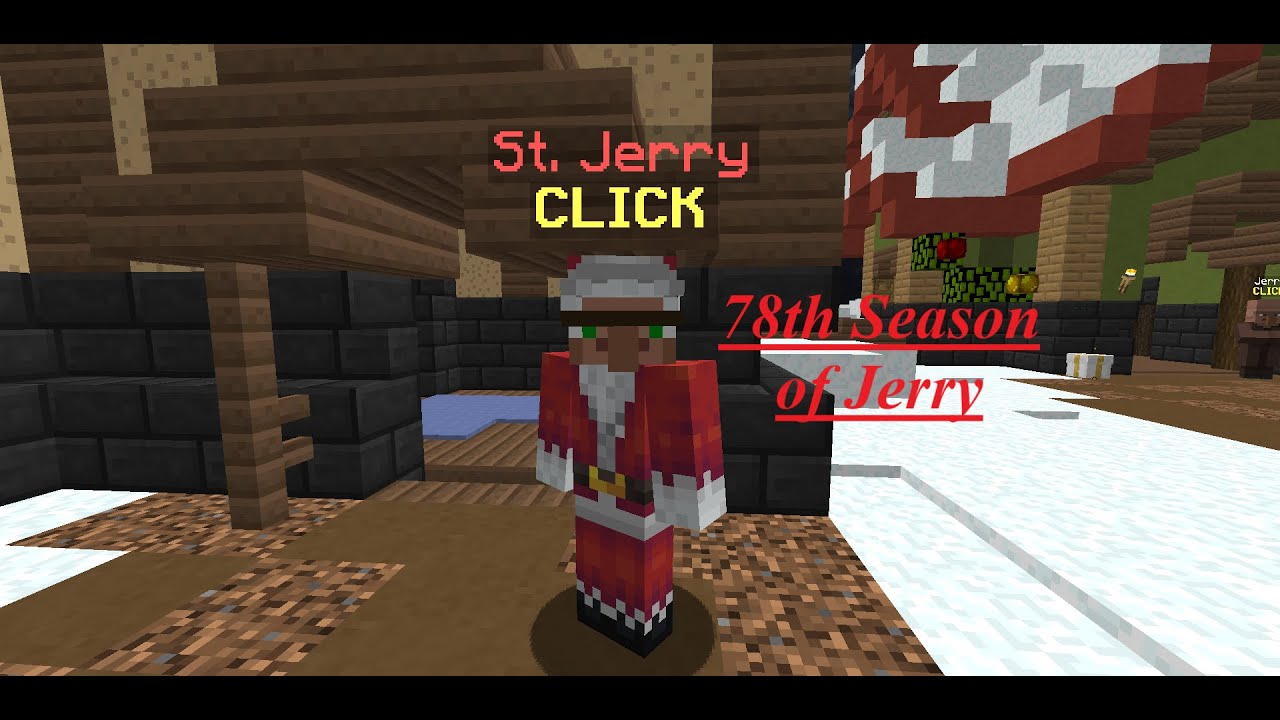 All gifts location on 78th Season Of Jerry (Hypixel Skyblock) - YouTube