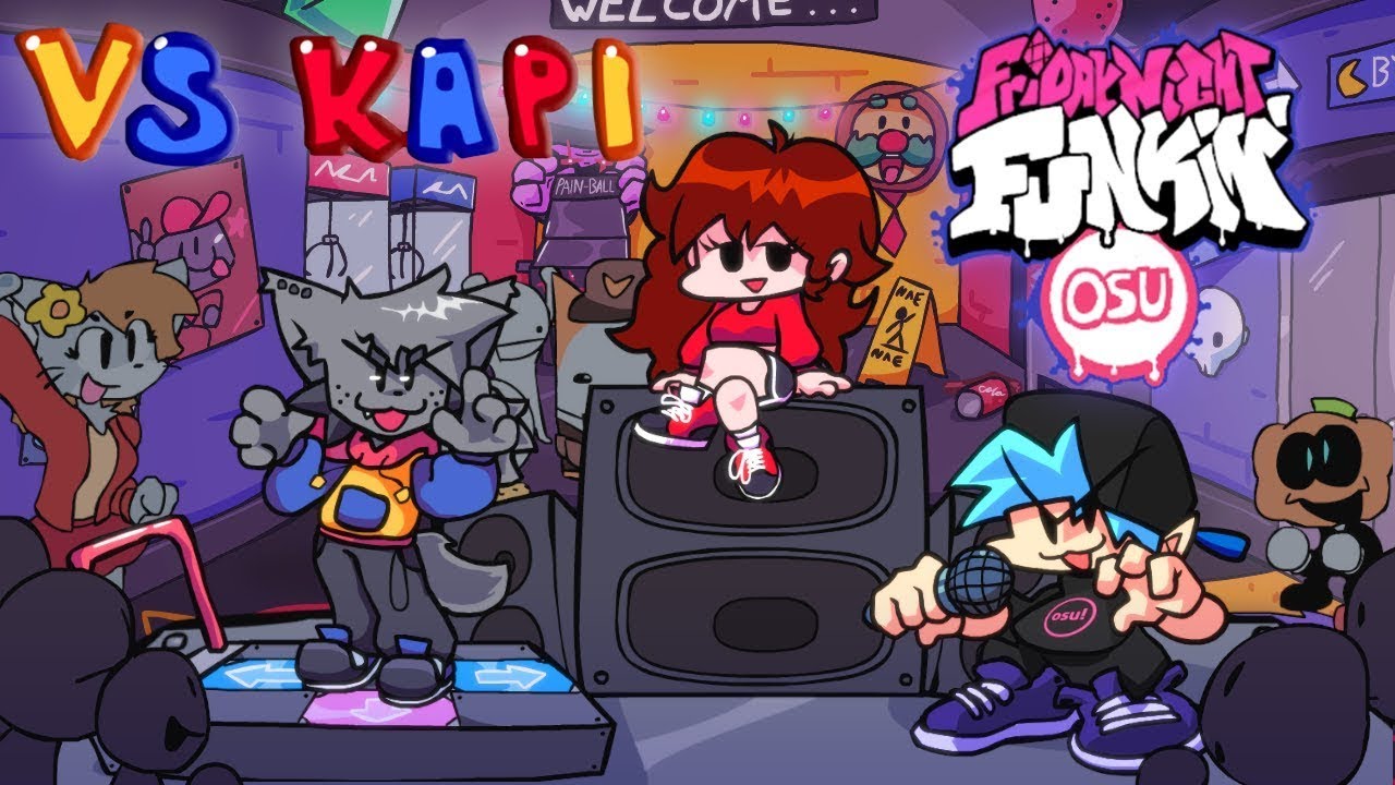 Jugador promedio de FNF juega Kapi en Osu Manía - YouTube